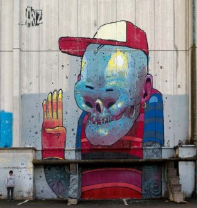 Aryz STREET ART OF THE WEEKMega art